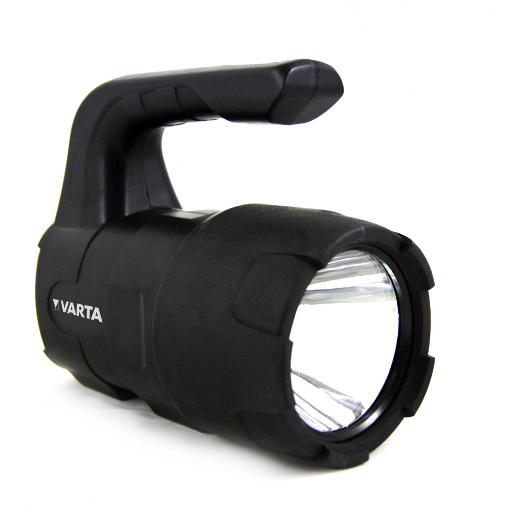 Linterna Led 3w Varta Ipx4 4xlr14 Incluidas Negra 14,7x13,3