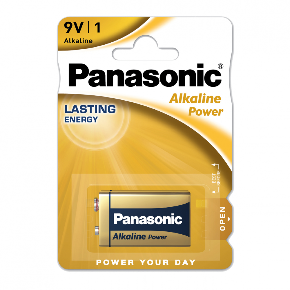 Blister 1 Pila 9v Panasonic Alkaline Power