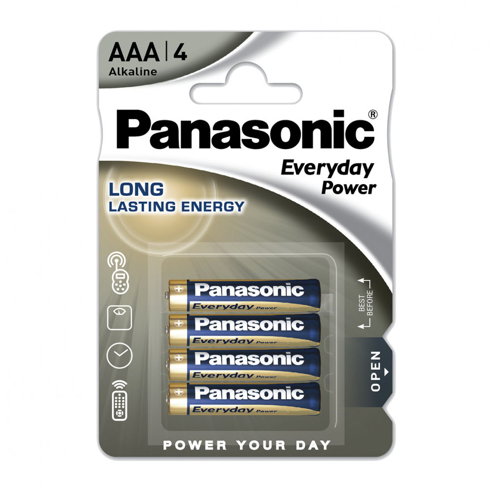 Blister 4 Pilas Aaa/lr03 1,5 V Panasonic Alkaline Everyday-power