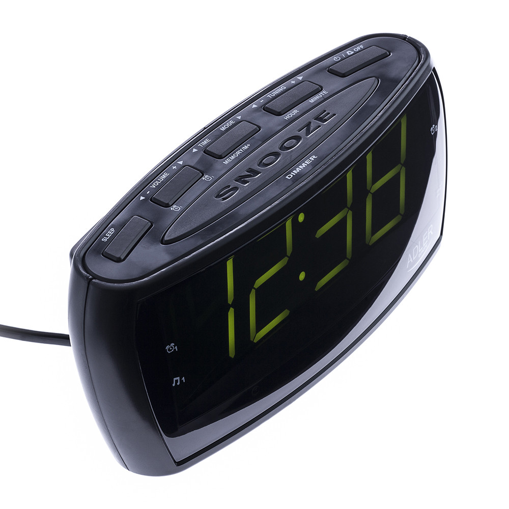 Radio Reloj Am/fm Pantalla Led 160x52mm Temporiz.cifra 4,8cm Alto ...