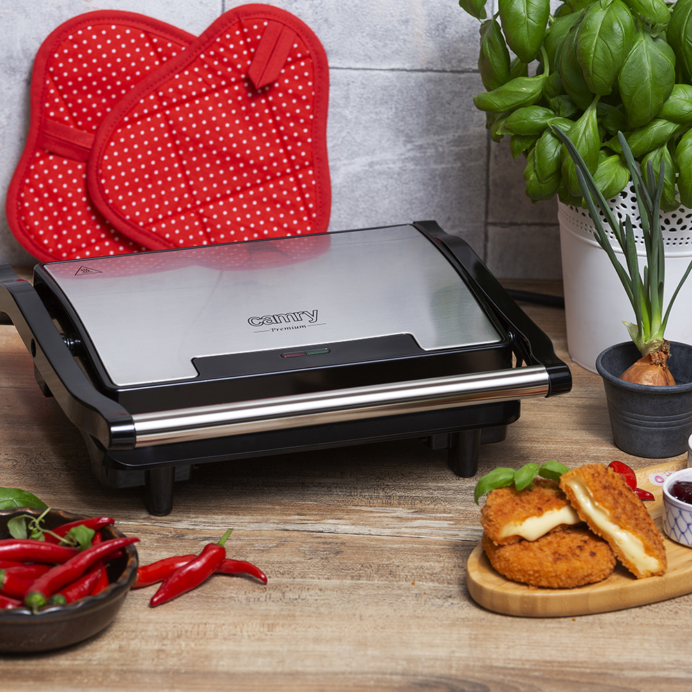 Grill Teflon Antiadherente 2100w Bandeja Goteo Mango Tacto Frio ...