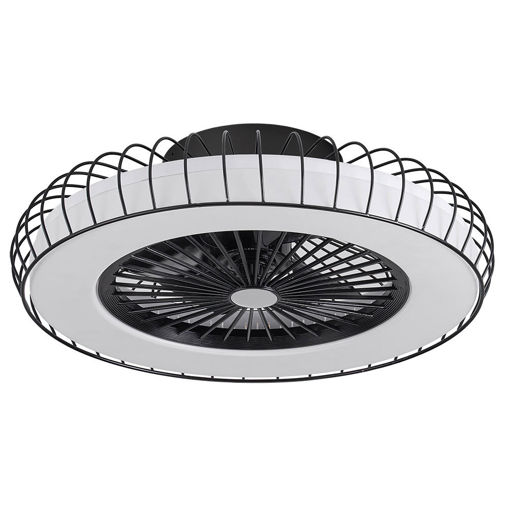 Ventilador DC Tania 72w Madera Gris 5 Aspas 6 Velocidades 3col Remoto,memoria,reg.Intensidad ...