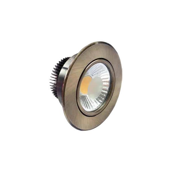 Downlight Redondo Led Jupiter 5w 450lm 4000k Cuero 8.5d