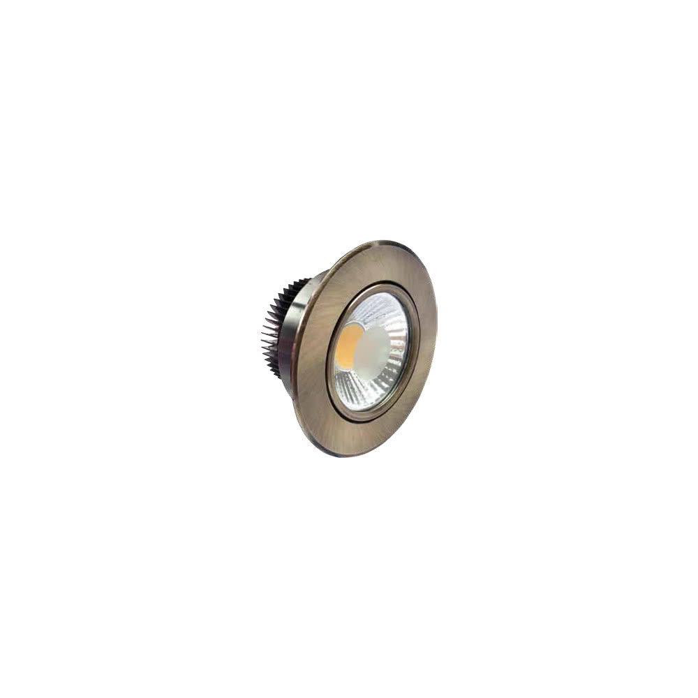 Downlight Redondo Led Jupiter 5w 450lm 4000k Cuero 8.5d