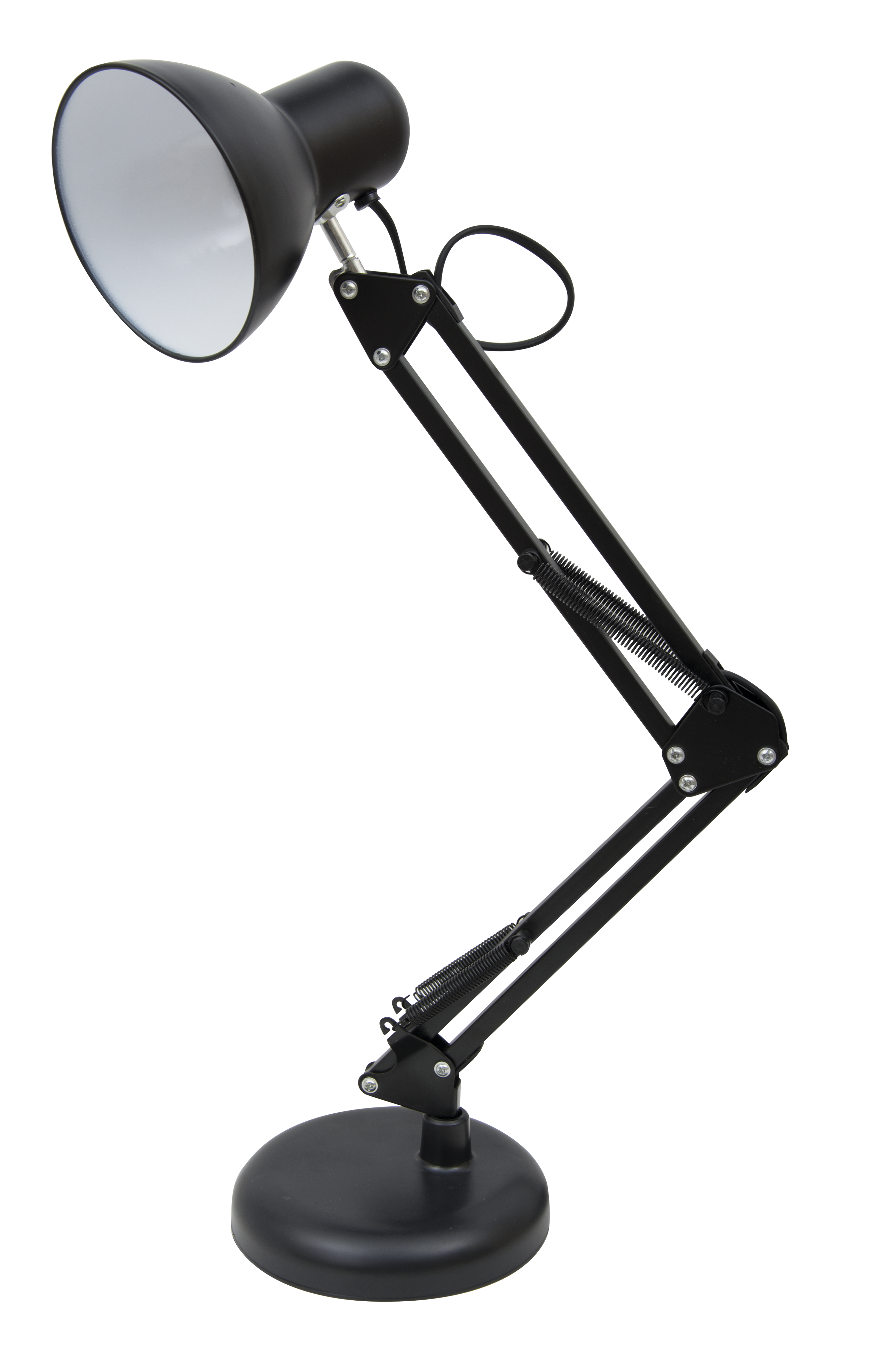 Flexo Antigona Articulable 1xe27 Negro Mate 34-67x15x15